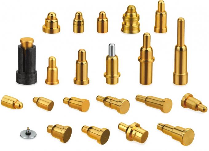 12V High Current Pogo Pin Connector Double Head Copper Contact Magnetic ...