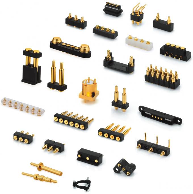 12A Battery Magnetic POGO Pin Spring Loaded Contact SMD Pogo Pins Needle PCB