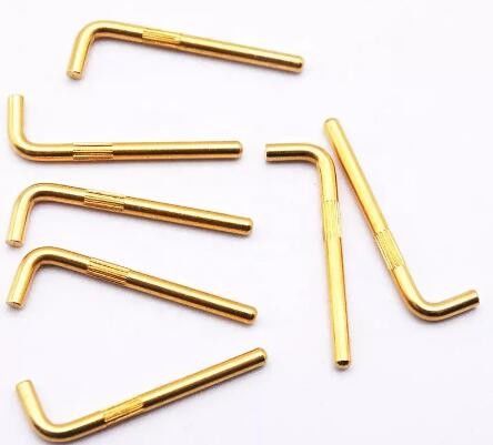 12V Terminal Electrical Pogo Pins 90 Deg Bending High Voltage Pogo ...