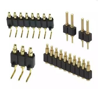 Brass Magnetic Right Angle POGO Pin 1 To 4 Spring Loaded Header Pins 12A