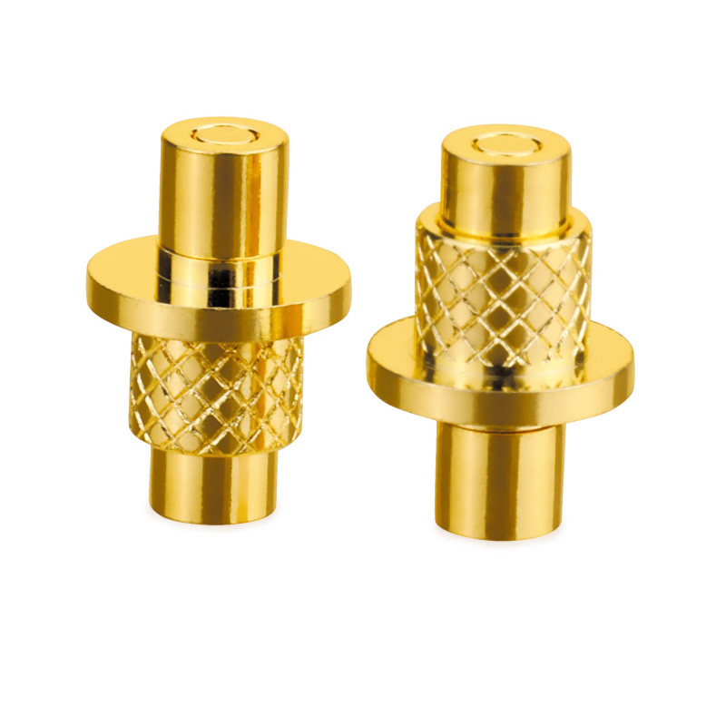 PCB 10m Ohm Threaded POGO Pins Threaded Detent Pins 12A